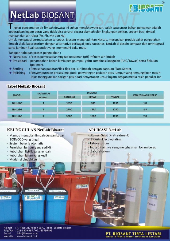 Netralization System - Biosant Tirta Lestari
